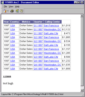 KB5229: How to merge duplicate row headers in a MicroStrategy 10.x HTML Document