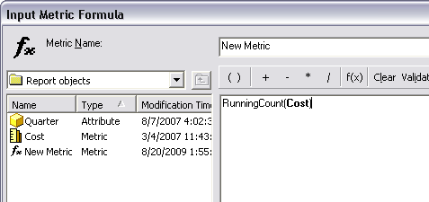 KB31287: How to add row numbers in a grid report in MicroStrategy Developer 9.4.x - 10.x