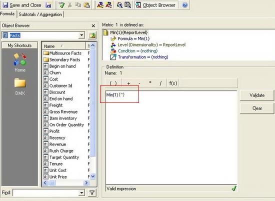 KB31916: How to display row numbers in one column on the report in MicroStrategy Developer 9.4.x ...