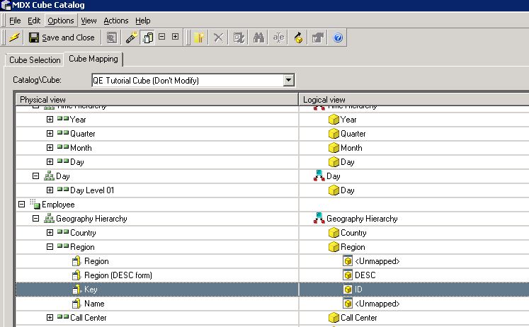 Kb17125 How To Map Mdx Cube Attributes Onto Normal Project Attributes