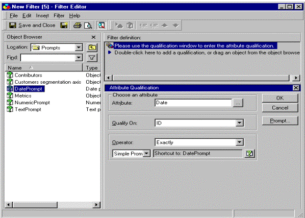 KB5078: How to create a value prompt in MicroStrategy Developer 9.4.x ...