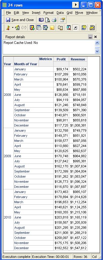 KB38454: "Error: SQL Generation Complete Maximum number of result rows retrieved per report was ...