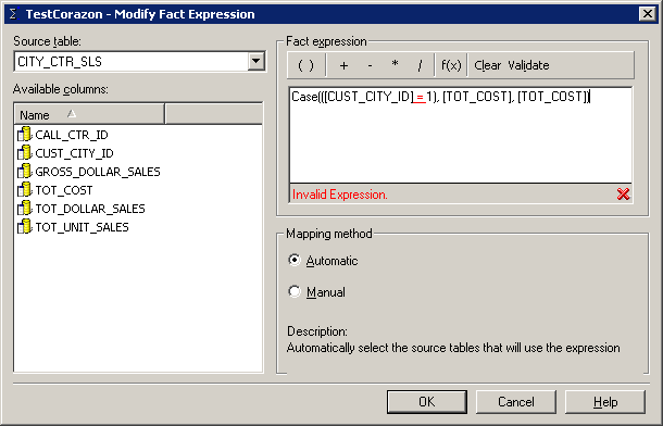 Kb31031 Generate Sql For Fact Allocation Failed Error Message Appears When Executing A Report