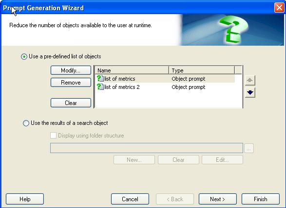 Kb37565 Nested Metric Object Prompts Do Not Display Metrics That Are Selected From The Inner
