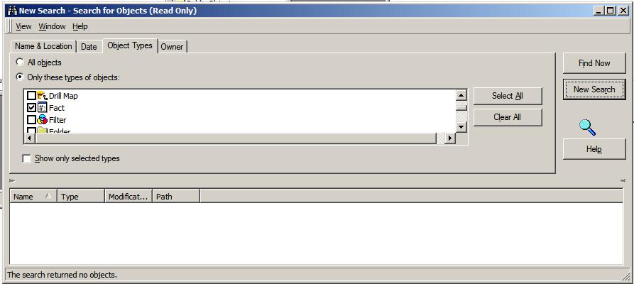 KB16148: How to identify unused facts and tables without checking each ...
