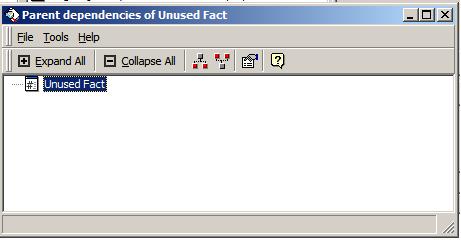 KB16148: How to identify unused facts and tables without checking each ...