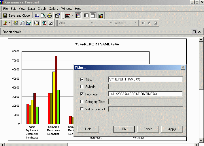 KB8189: How to add Dynamic text in the Graph Title and Footnote definition box in MicroStrategy ...