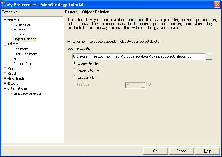 KB9665: How to force the deletion of an application object's dependent objects in MicroStrategy ...