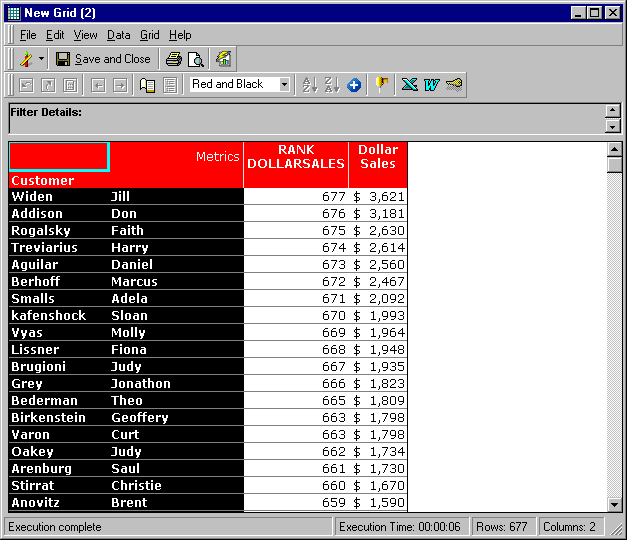 KB4740: How to rank a metric in MicroStrategy Developer 9.x