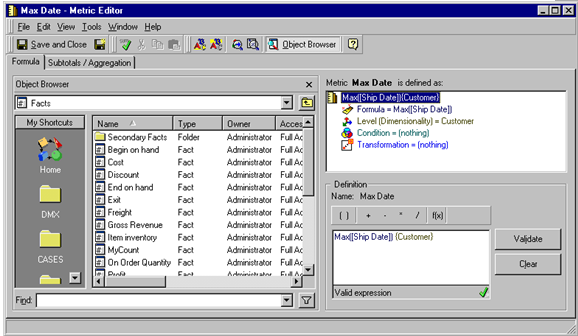 KB18021: How to calculate a level metric that has a condition based on a dynamic Max Date in ...