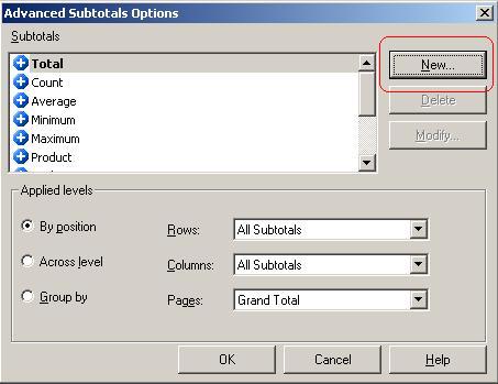 KB16919: How to rename subtotal headers in Microstrategy Developer 10.x