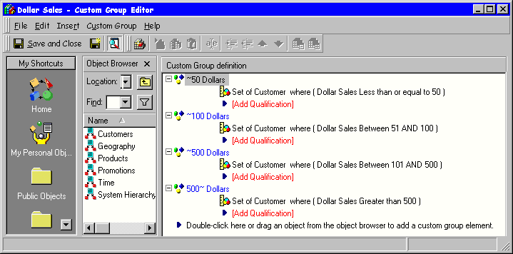 KB4789: How to apply a filter to a custom group on a report in MicroStrategy 9.x