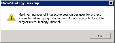 KB426199: “Maximum number of interactive session per user for project exceeded” error on ...