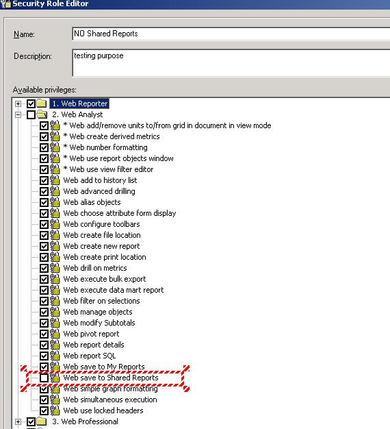 KB426713: How to restrict user from saving reports or documents in the Shared Reports folder in ...