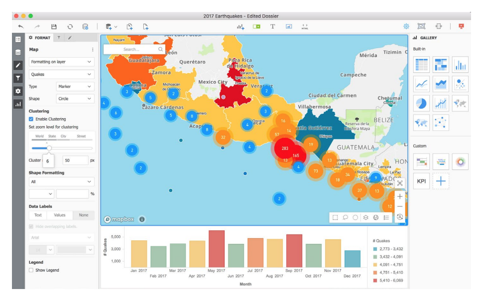 New MicroStrategy Geospatial services introduced in 10.11