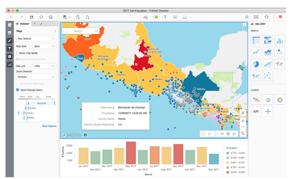 New MicroStrategy Geospatial services introduced in 10.11