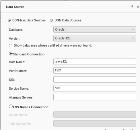 How to connect to Oracle