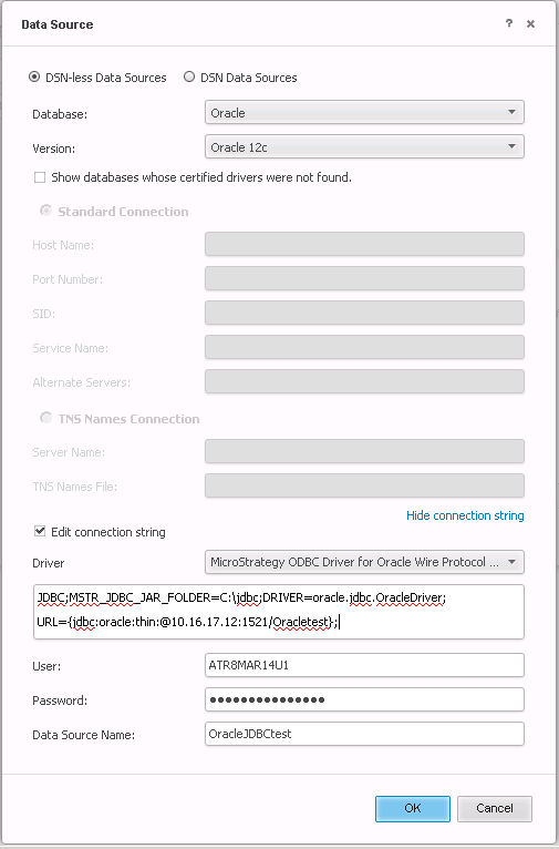 How to connect to Oracle