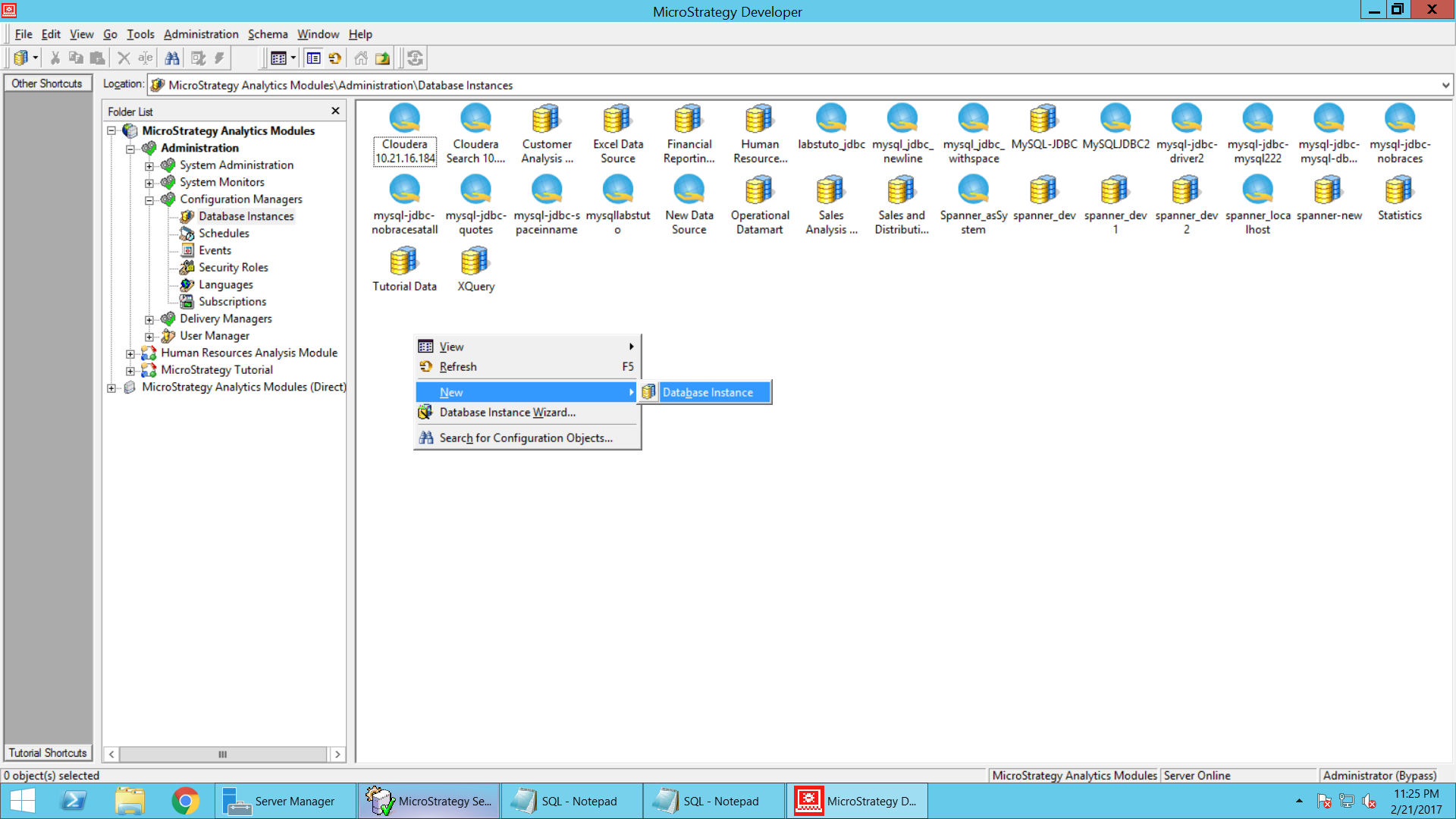 How to connect to Google Spanner through MicroStrategy Web and Developer using a JDBC driver