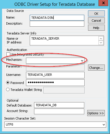 How to Connect to Teradata