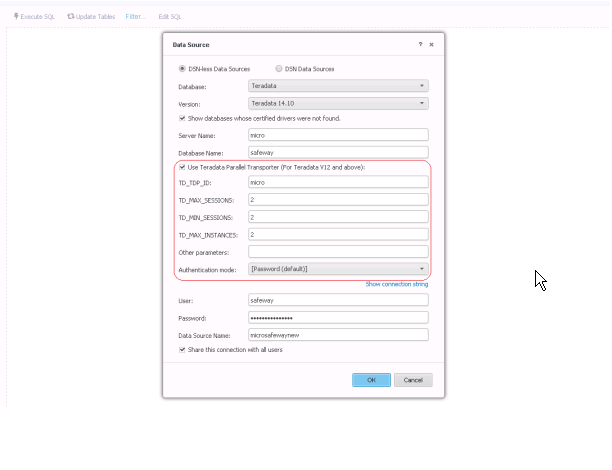 How to Connect to Teradata