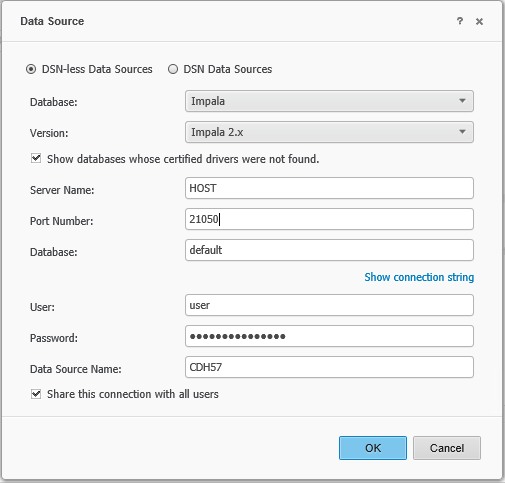 How to connect to Impala