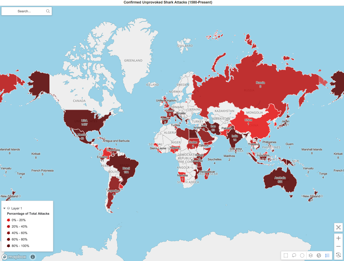 Mapbox Example FBI Data