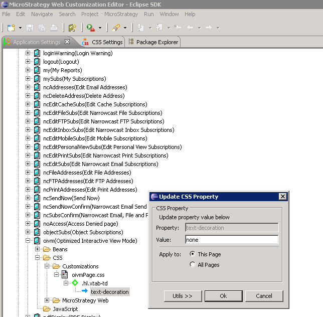 KB482883: How to Remove the Underline for Cell Items in a Grid for Presentation mode with ...