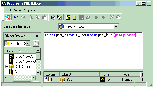 KB13666: How to add a prompt to a Freeform SQL report in MicroStrategy ...
