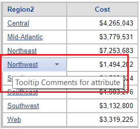 HTML tag attribute forms display as HTML code in selectors in MicroStrategy Web 2019