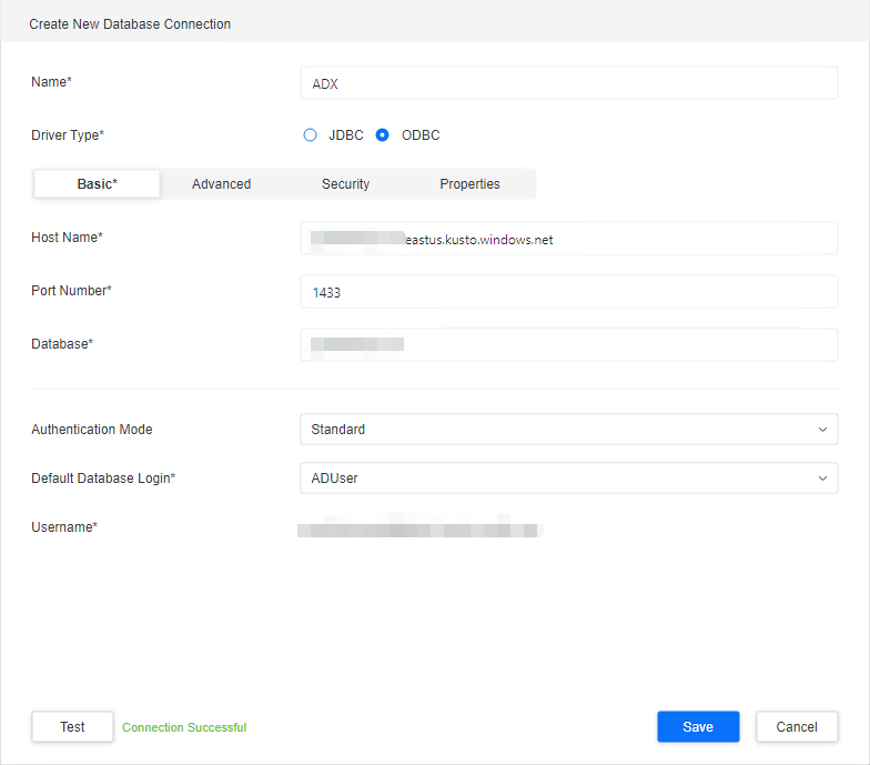 KB485769: Integrate Azure Data Explorer with MicroStrategy