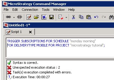 KB8765: Error "Unexpected execution status: 2" appears when triggering ...