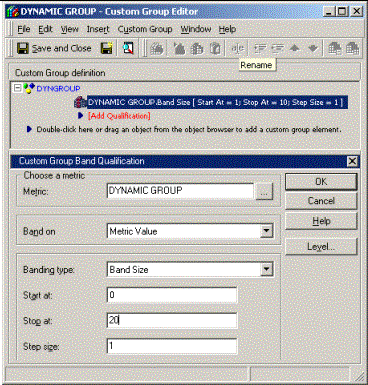 KB8180: How to create dynamic custom groups in MicroStrategy Engine