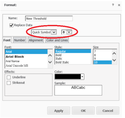KB439814: Quick Symbols (Arrows) look different between Internet ...