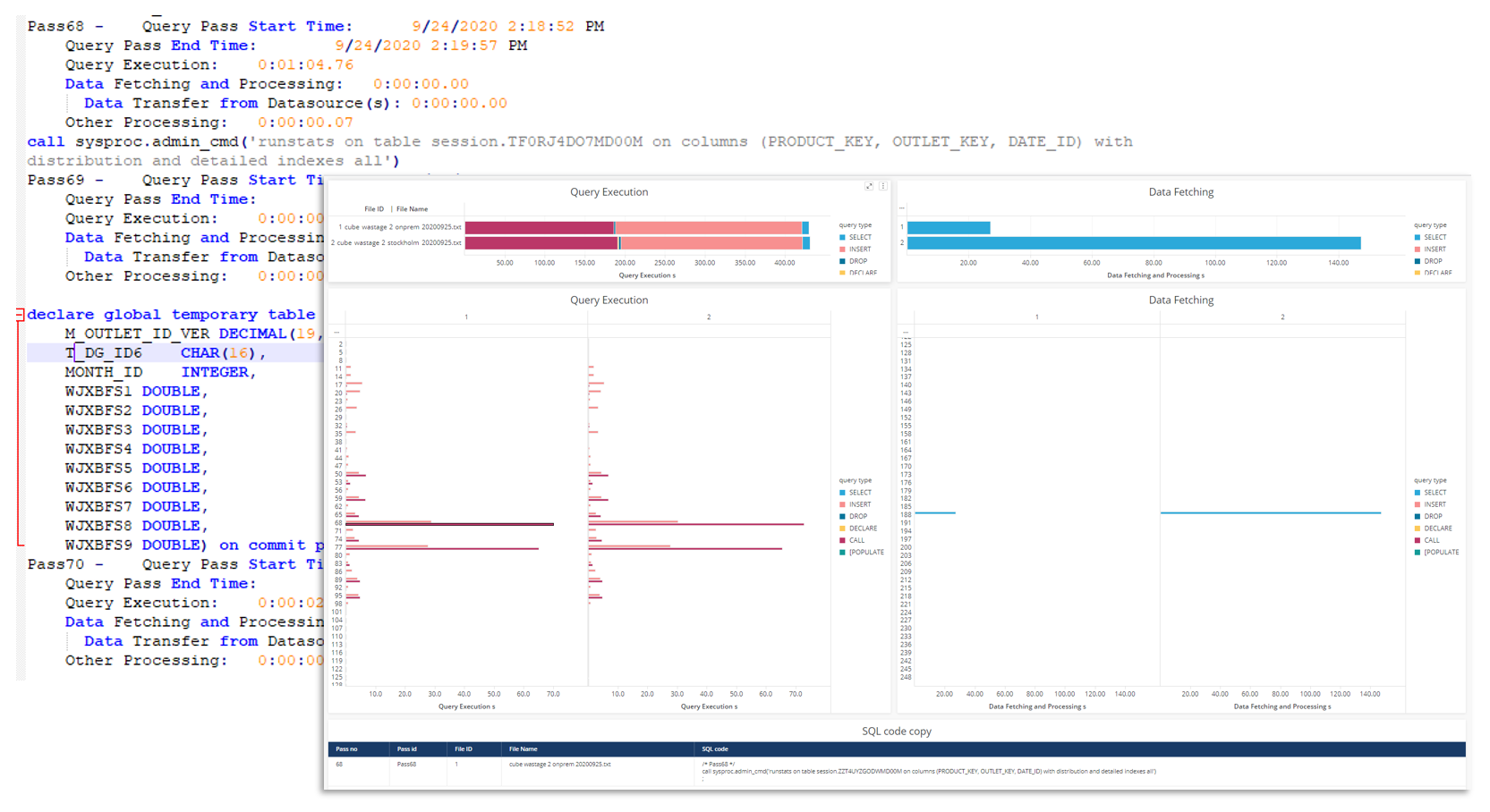 MicroStrategy SQL Query Analyzer utility