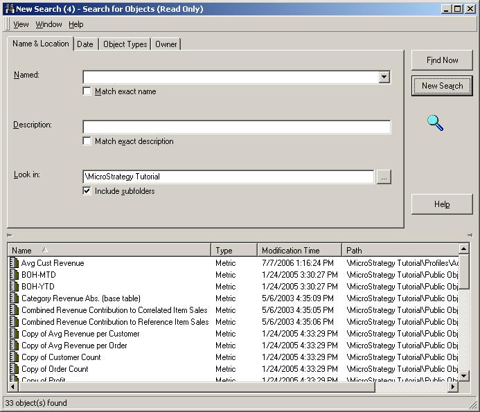 KB14505: How to find unused objects in a project using MicroStrategy Administrator - Object ...
