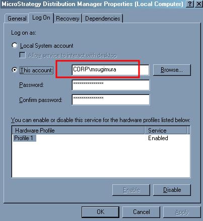 KB17289: Service execution fails with 'Error Connecting to Database for Pre/Post SQL statement ...