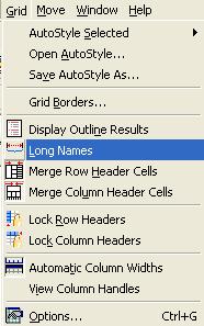 KB32049: How to display "Long Names" for attribute forms when ...