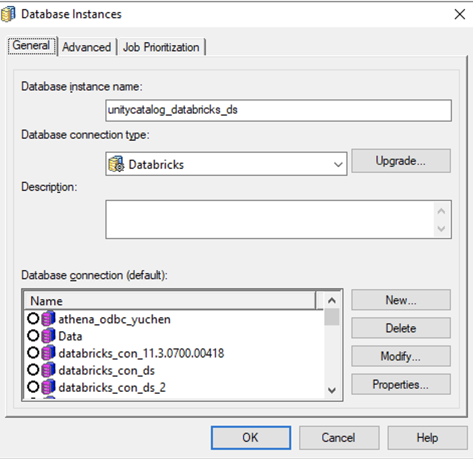 KB485849: Connect to Databricks Unity Catalog