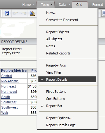 KB31369: How to turn off the Report Details section by default in the Web interface using ...