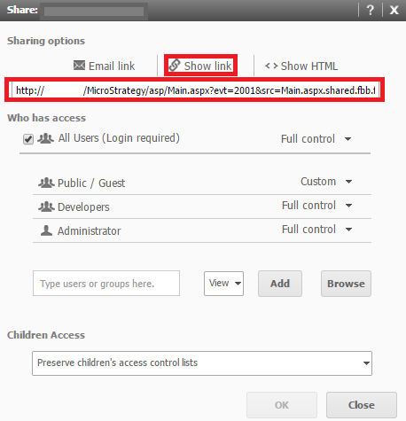KB214291: How to create URL API links that go to the My Reports and My ...