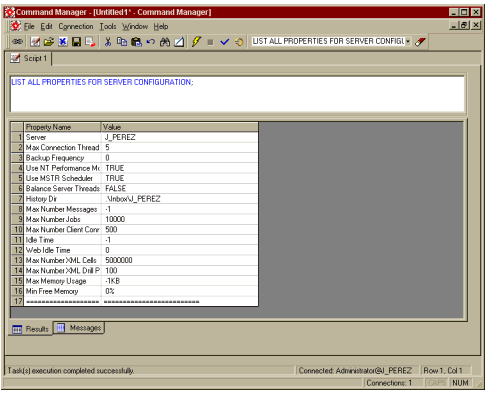 KB5808: What are the methods in which to display results in MicroStrategy Administrator ...