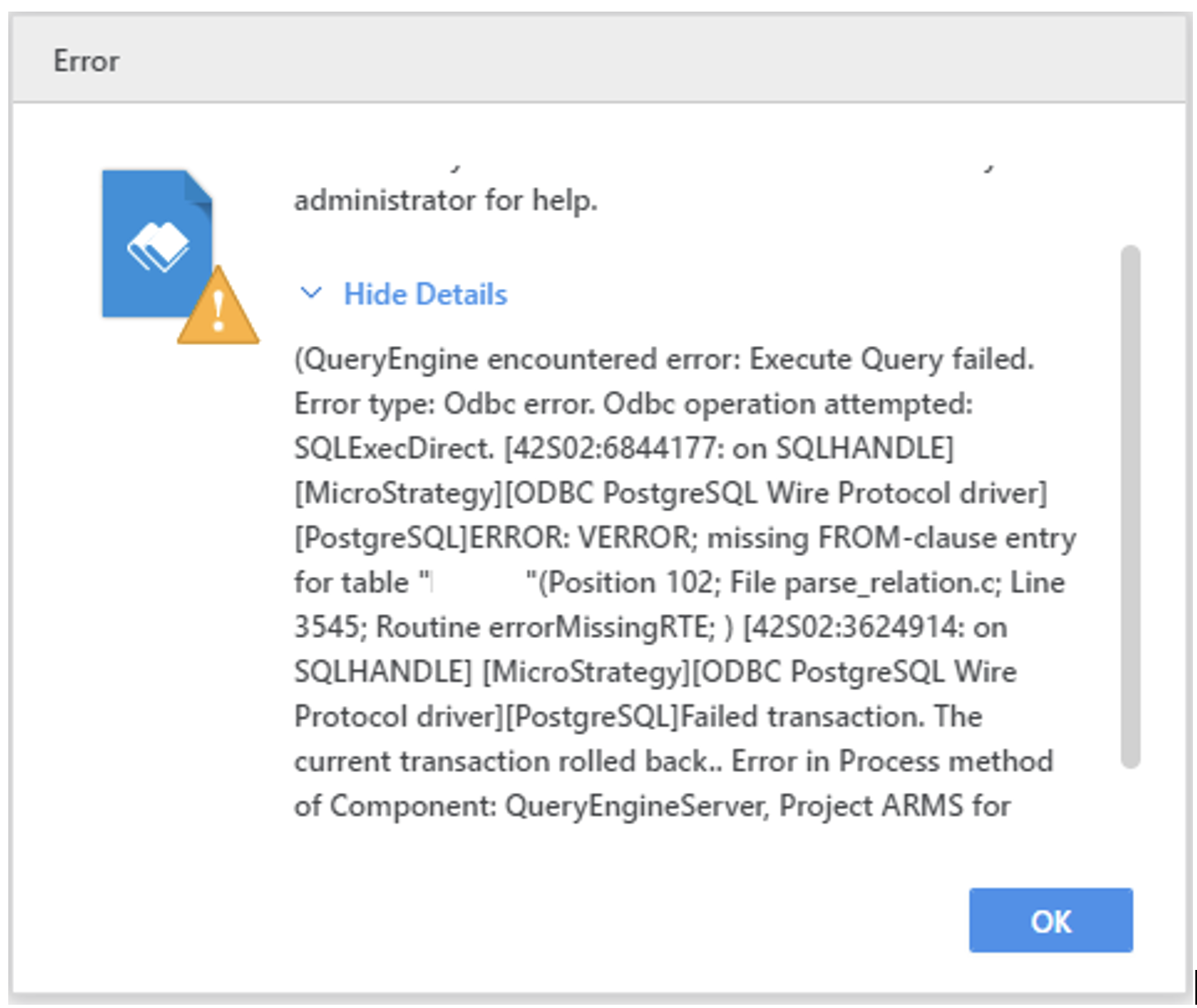 Kb485938 “column Does Not Exist” Error When Using Automatic Fields With Transaction Grids In 