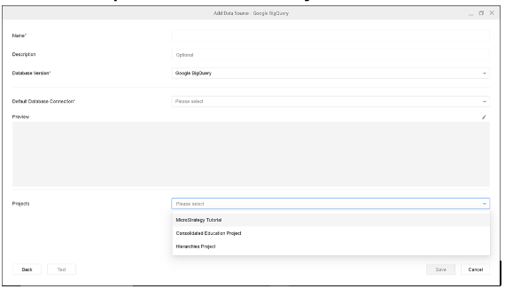 How to import tables from multiple Google BigQuery namespaces/projects into Warehouse Catalog ...