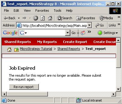KB17542: After purging all report caches, users are still able to view History List messages in ...