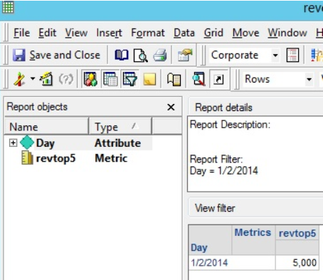 KB439692: Metrics return different data on a dashboard/dossier versus a ...