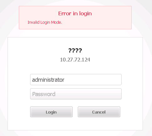 KB294936: Users get the “Invalid login mode” error when accessing a project with its name in ...
