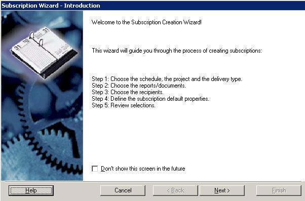 KB20544: New Feature in MicroStrategy – Subscription Manager