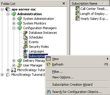 KB20544: New Feature in MicroStrategy – Subscription Manager