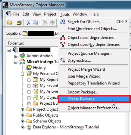KB47355: How to use MicroStrategy Object Manager to prevent objects ...